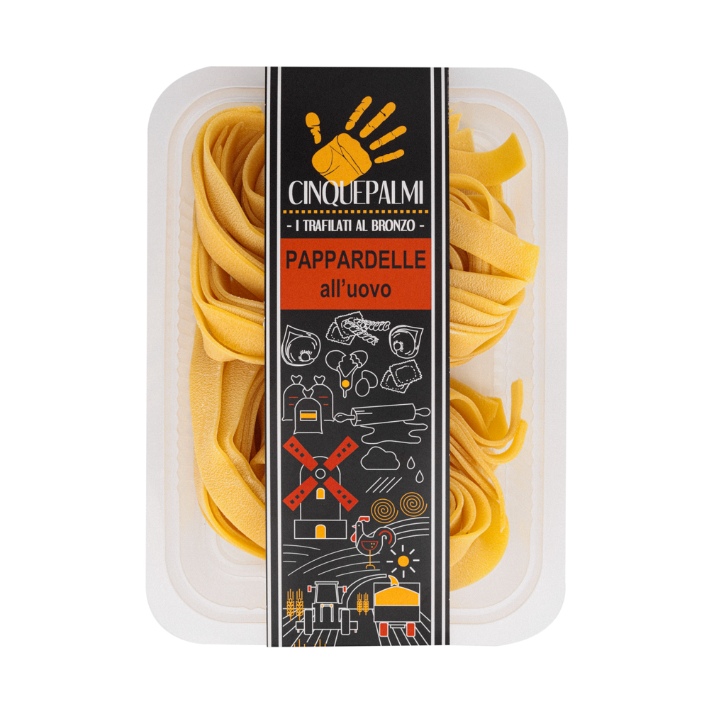 PAPPARDELLE ALL'UOVO - PASTE PROASPETE CU OU 100% NATURALE